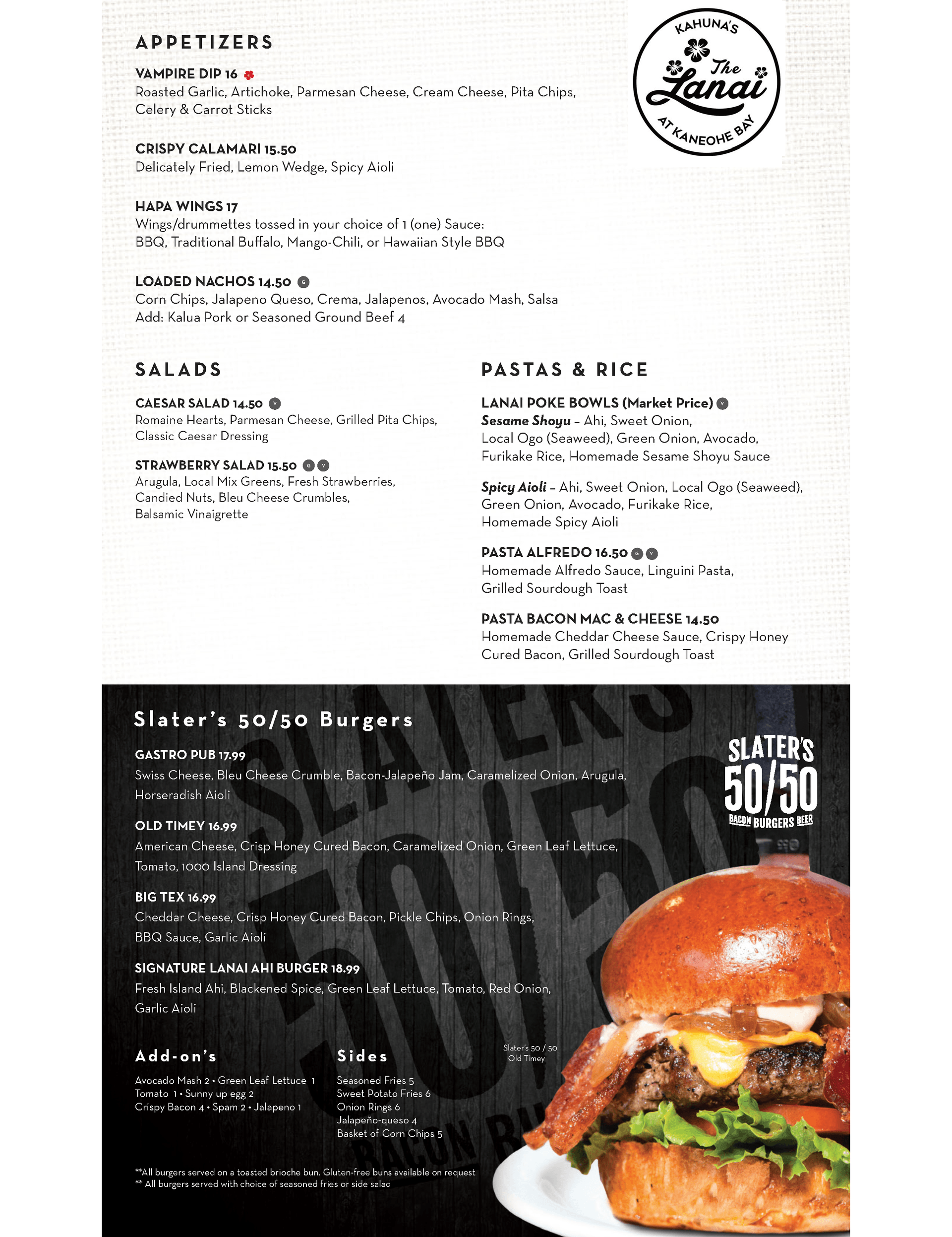 Menu | www.kahunalanai.com